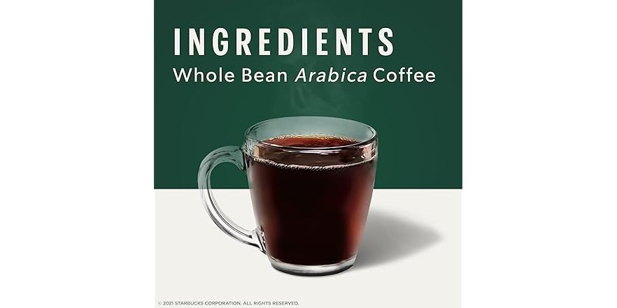 Starbucks Pike Place Whole Bean Coffee