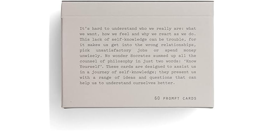 Know Yourself Prompt Cards