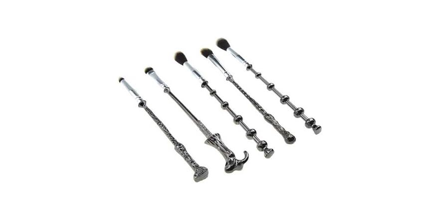Wizard-Wand Makeup Brush Set: 5-Piece