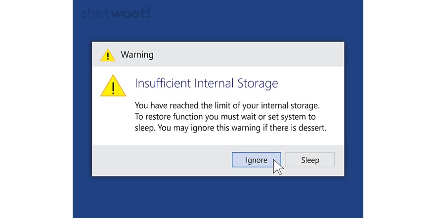 Insufficient Internal Storage