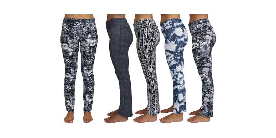 Women's Yoga Pants 3 or 4 Pack - Your Choice!