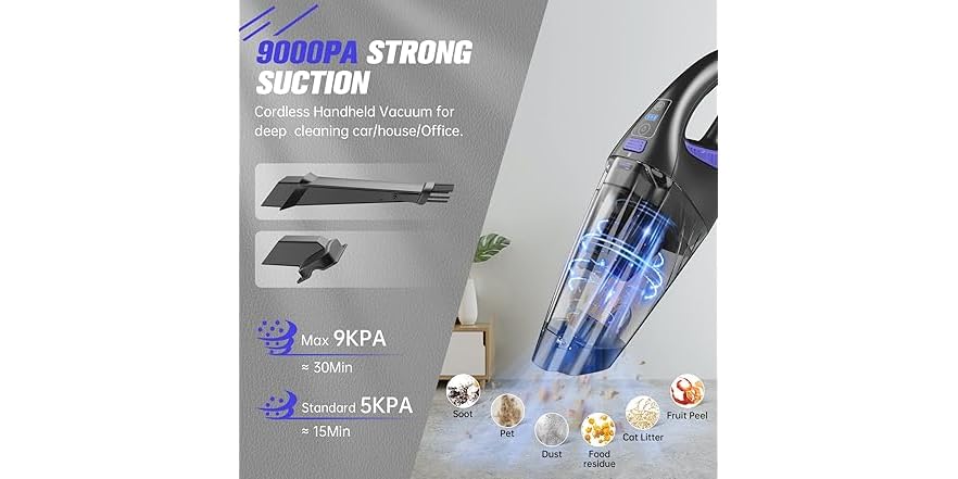 IMINSO Handheld Vacuum Cordless Cleaner