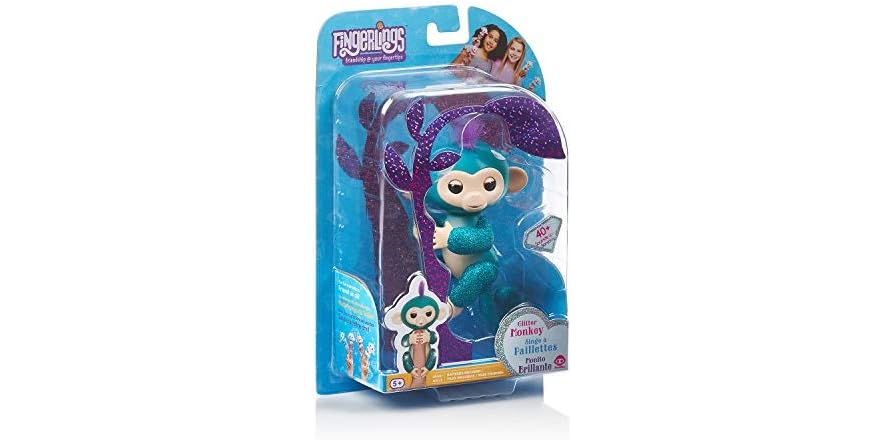 Fingerlings Interactive Glitter Monkey