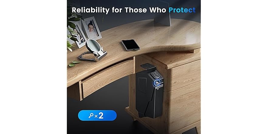 ADIMO T5 Drop Down Gun Safe, Biometirc