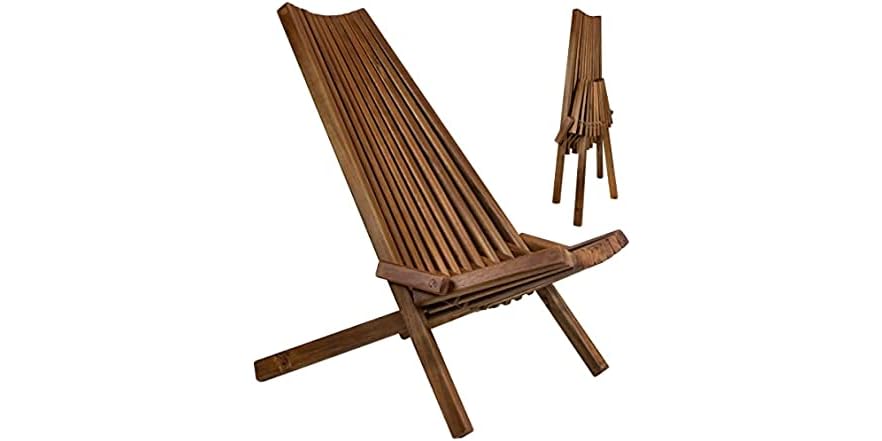 CleverMade Tamarack Folding Wooden Chair
