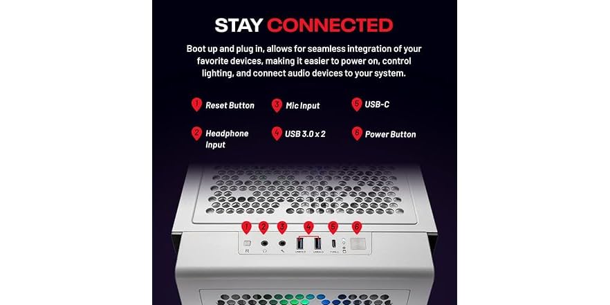 Skytech Omega Gaming PC (i7 14700F RTX 4070 Super)