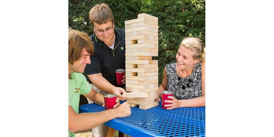 Giant Stacking Tower Drinking Game
