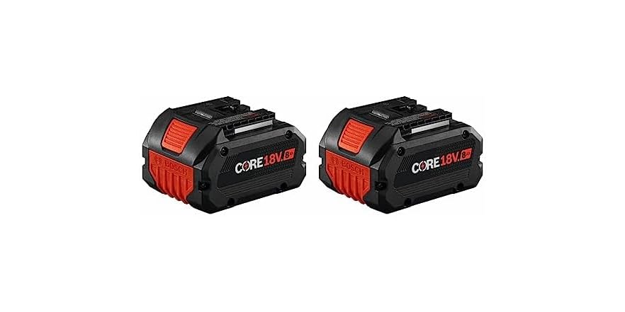 Bosch GBA18V80 18V Lithium-Ion 8Ah Battery, 2pk