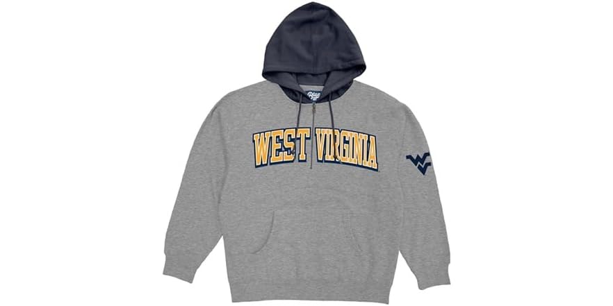 Blue 84 NCAA Half Zip Hooded Sweatshirt