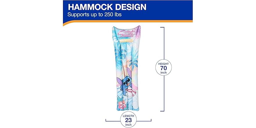 Swimways Stitch Suntanner Pool Float 978931