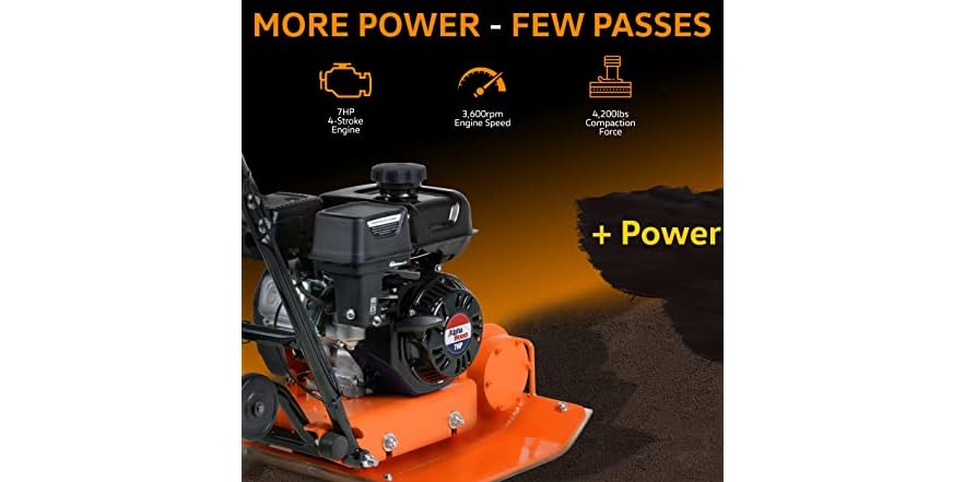 SuperHandy Plate Compactor Rammer