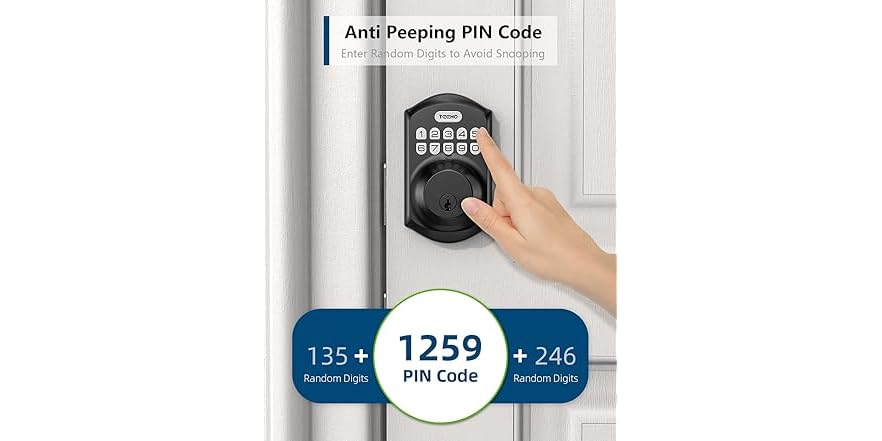 TEEHO TE001 Keypad Enry Door Lock Pick Color