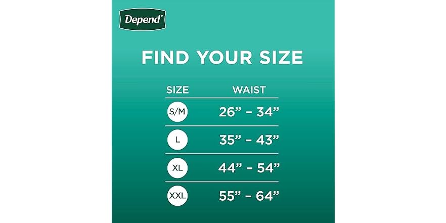 Depend Fresh Protection Adult Incontinence Underwear