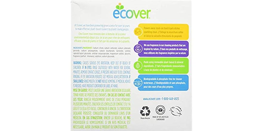 Ecover Dishwasher Soap Tablets 26ct