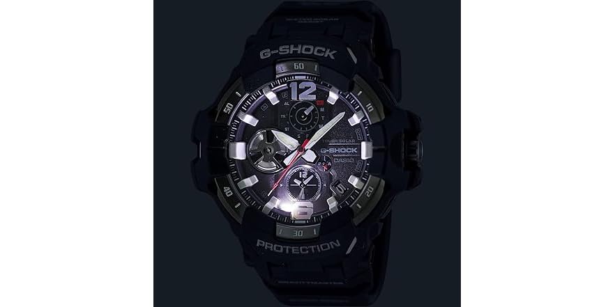 Casio G-Shock Master of G Air Gravitymaster Black Resin Strap Watch ...