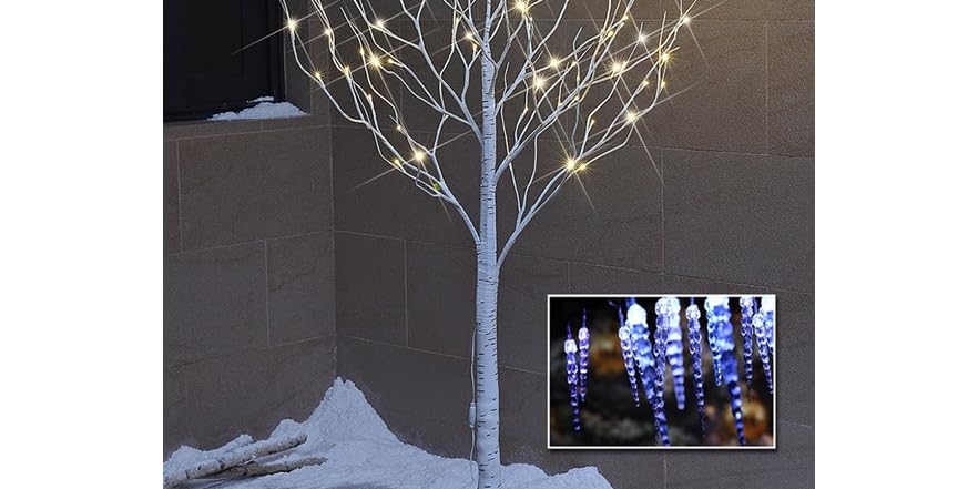 LED Birch Tree