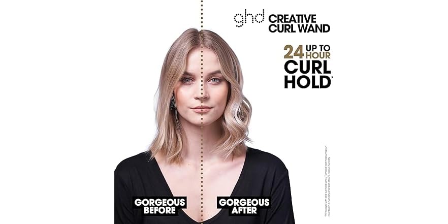 ghd Curve® Professional Hair Curling Irons & Wands .9-1" (Open Box)