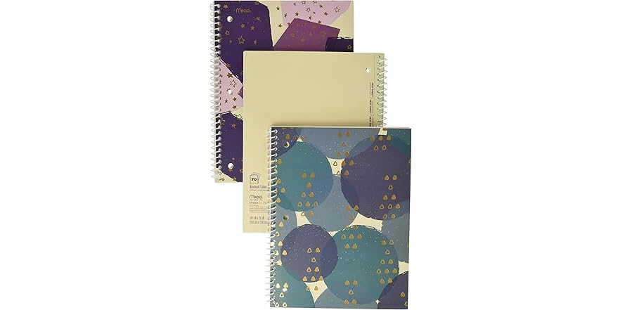 Mead Spiral Notebooks