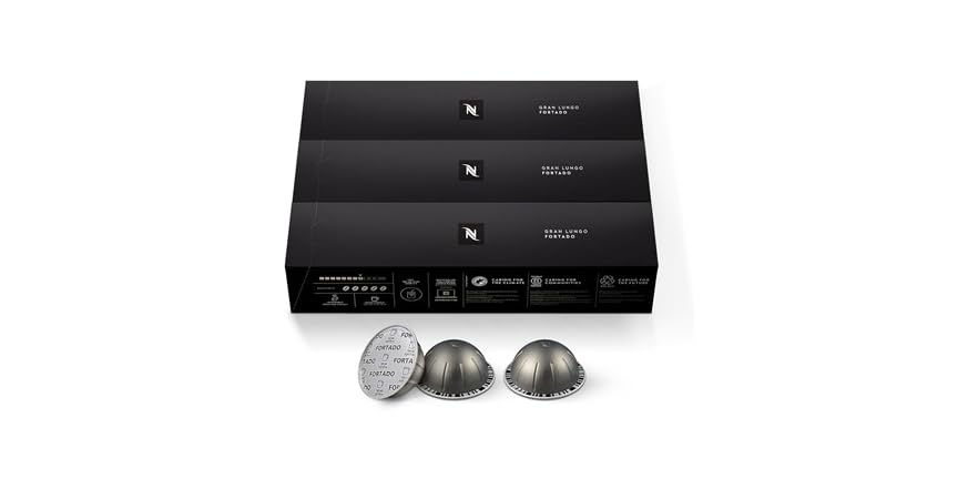 DO NOT RELIST Nespresso Vertuo, Fortado Americano, 60-Ct