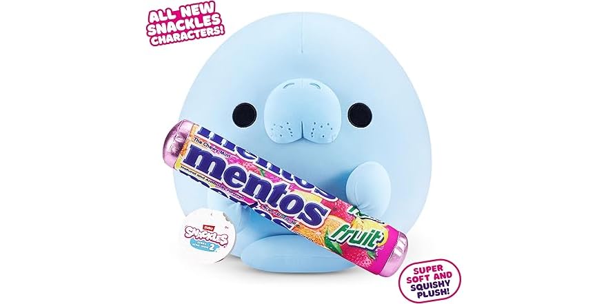 Snackles Series 2 8" Sea Cow&Mentos Fruit