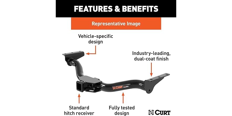 CURT 13172 Class 3 Trailer Hitch