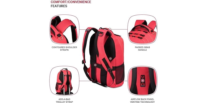 SwissGear Cecil 5505 Laptop Backpack, 18-Inch, Your Choice
