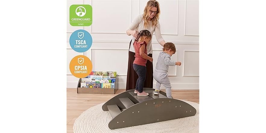ECR4Kids Rocking Boat & Step Play Center