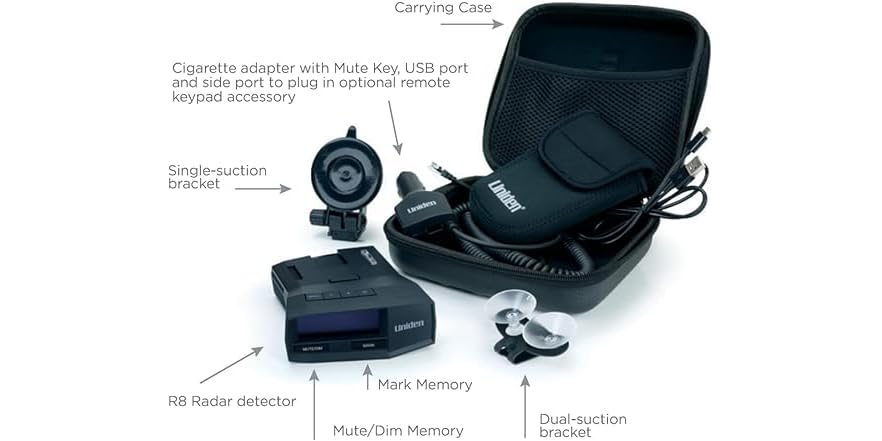 (NEW) Uniden R8 Extreme Long-Range Radar/Laser Detector