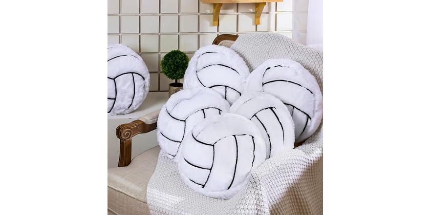 Volleyball Themed Sports Plush (6 pack)