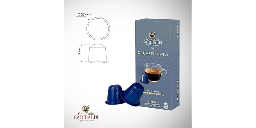 Gran Caffè Garibaldi Nespresso Caps Decaf 200ct