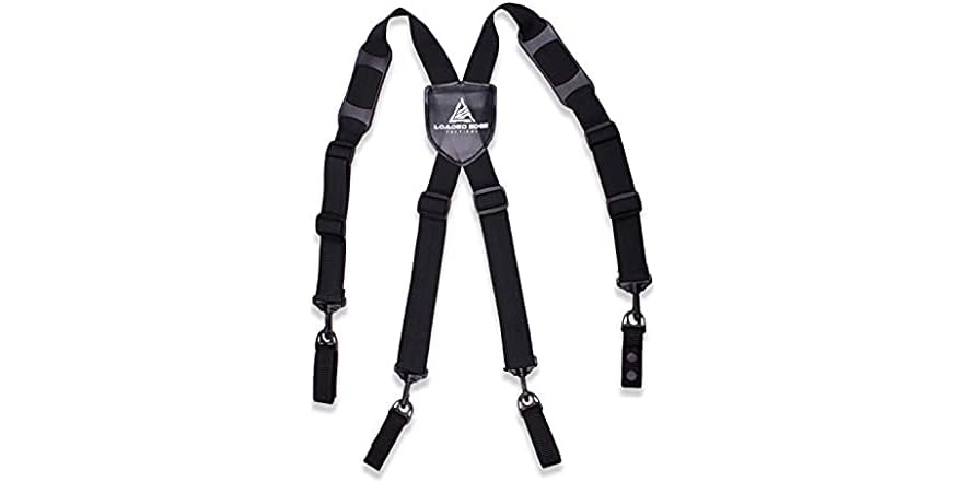 Tactical Duty Belt Harness Suspenders