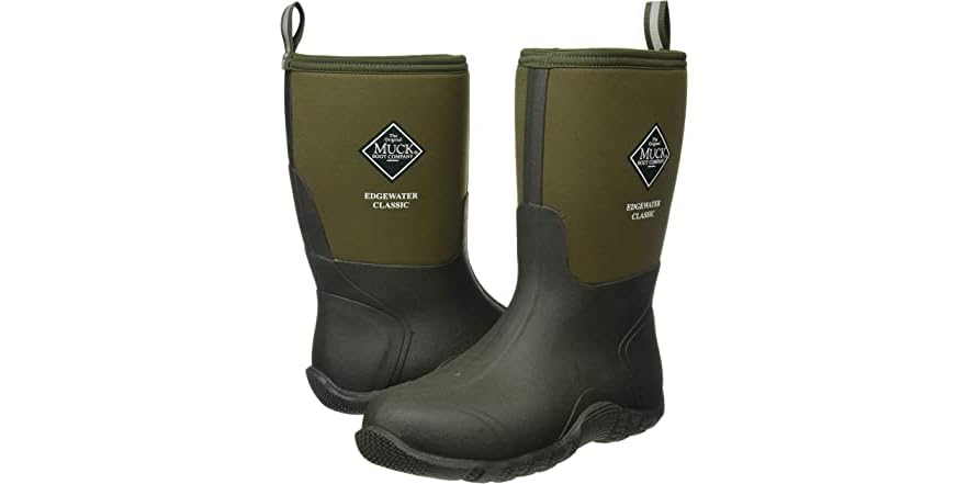Muck Boot Edgewater Size 12, Moss/Green