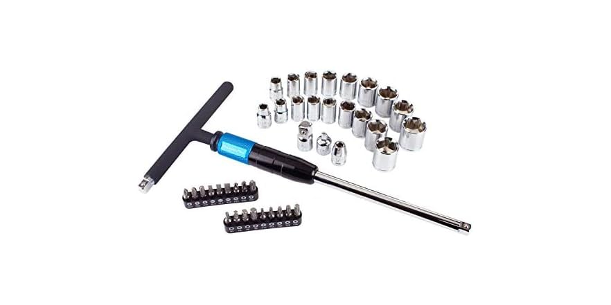 MichaelPro 40pcs 2 Way Quick Swivel Wrench Set