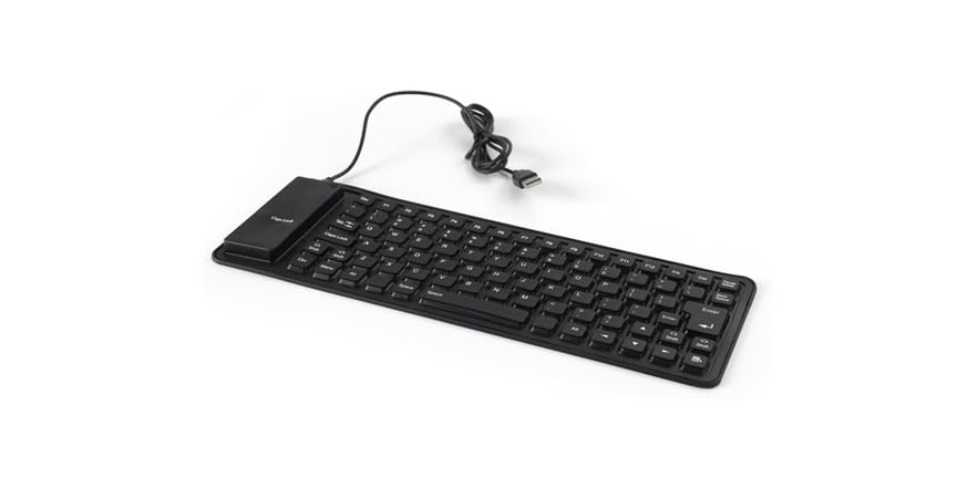USB Flexible Keyboard - Black
