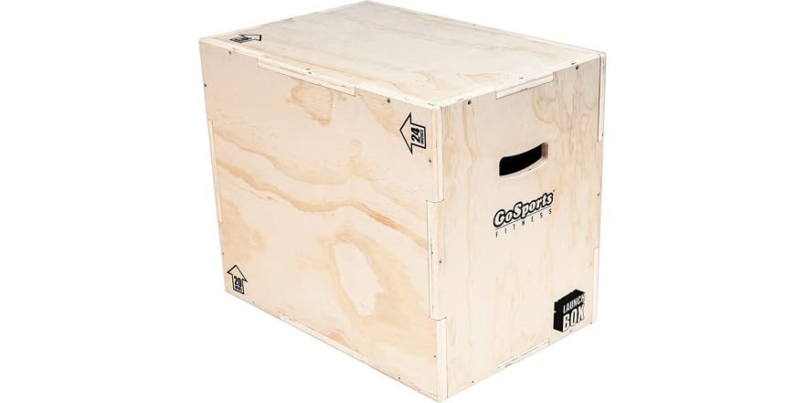 GoSports Fitness Launch Box | 3-in-1 Plyo Box