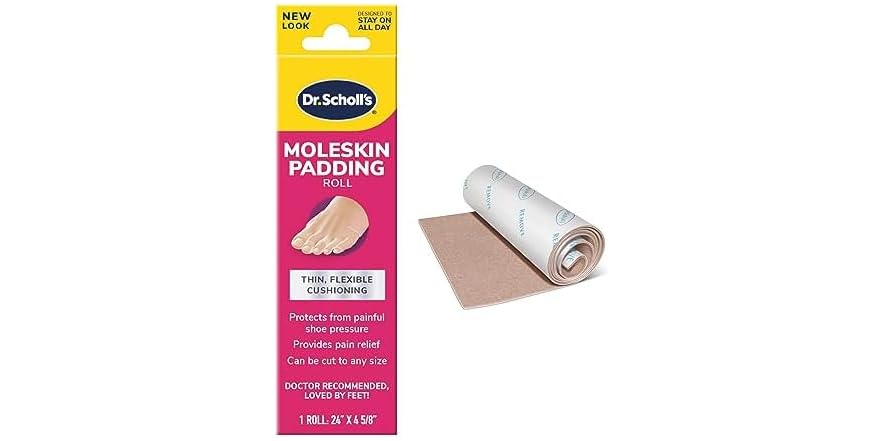 Dr. Scholl's Moleskin Padding ROLL, 1 roll