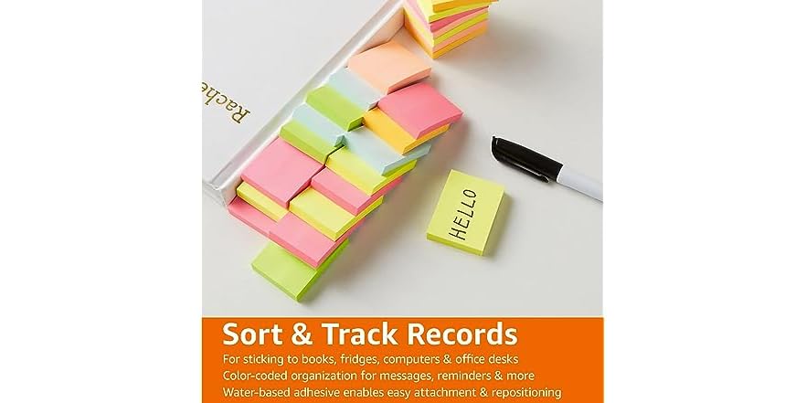 Amazon Basics Mini Sticky Notes