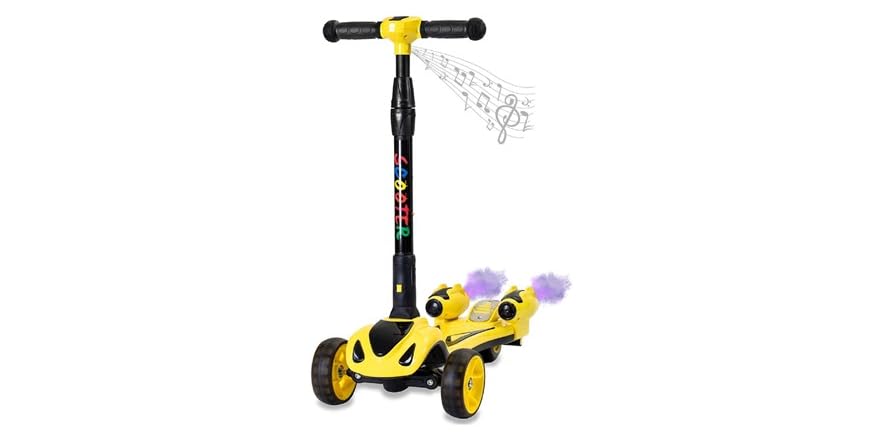 GlareWheel Kids Rocket Scooter