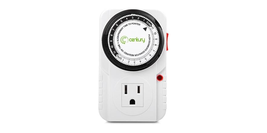 Century 24 Hour Plug-in Mechanical Timer
