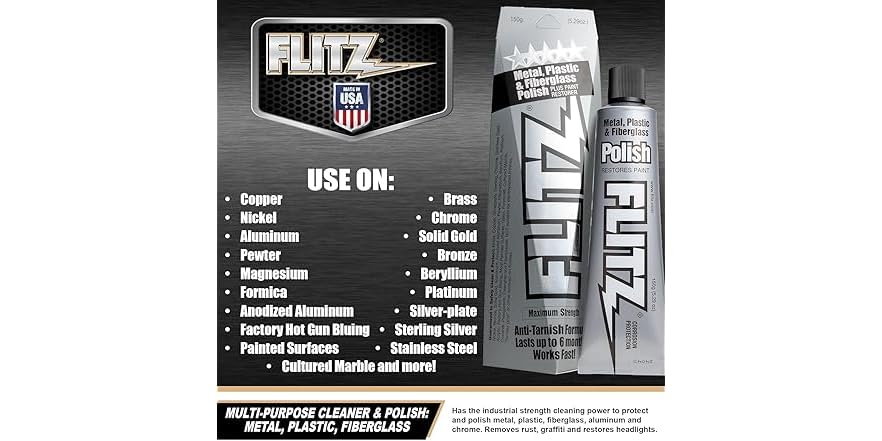Flitz Polish - Paste - 5.29 oz. Boxed Tube