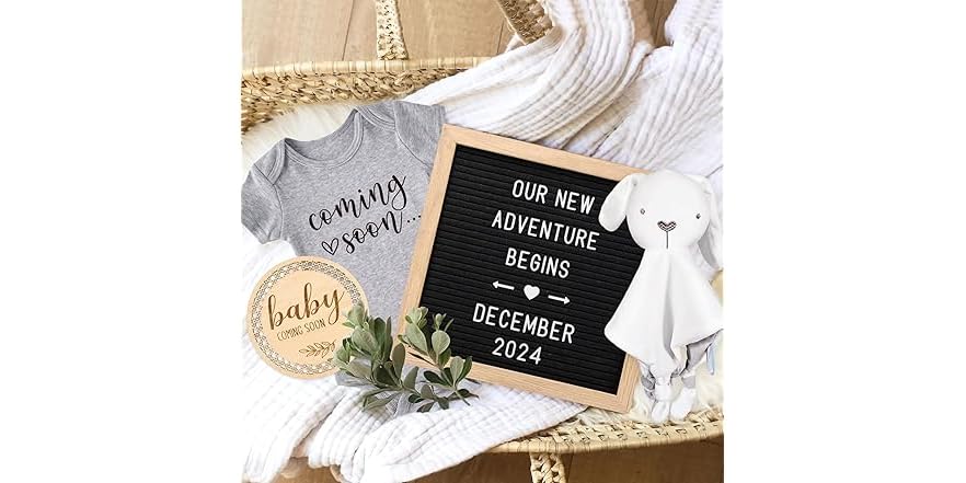 Baby Coming Soon Announcement Ideas