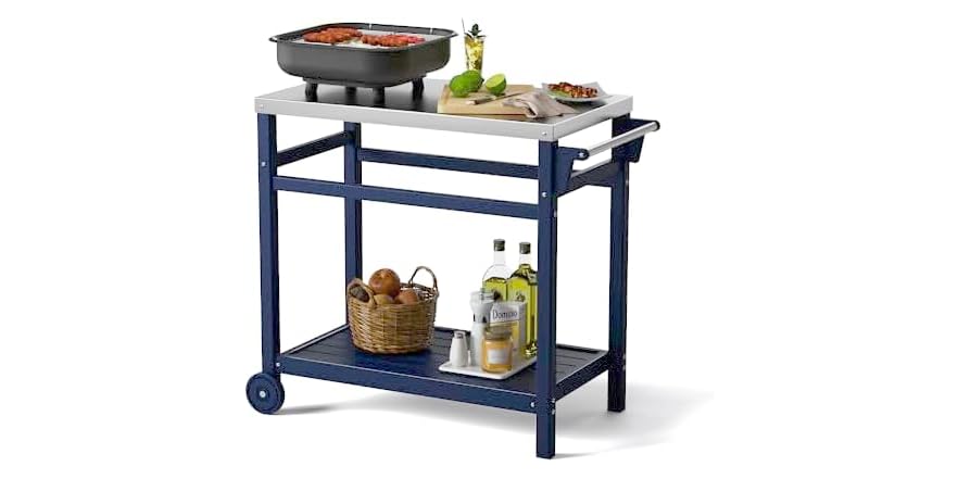 TORVA Outdoor Prep Grill Carts