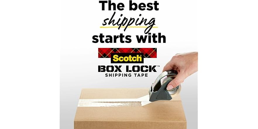 Scotch Box Lock Packing Tape