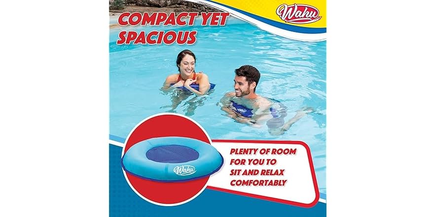Wahu Hydro Pod Pool Float 21" Light Blue