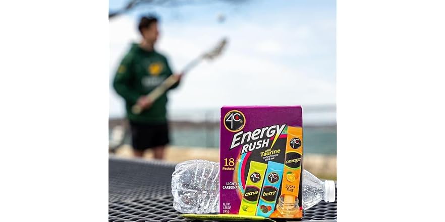 4C Energy Rush Stix, Variety 1 Pack, 40 count