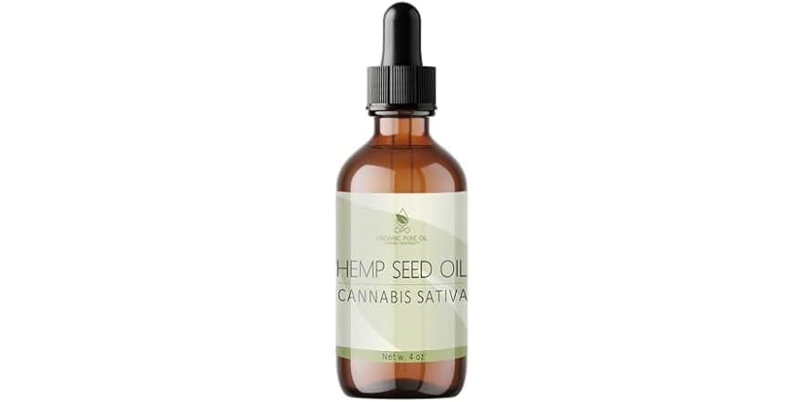 OPO Hemp Seed Oil - 4 oz Glass & Dropper