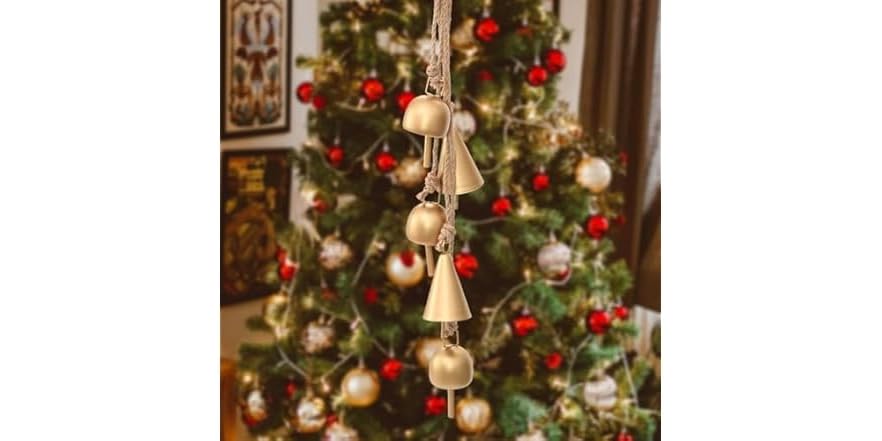 Vuskly Rustic Gold Metal Bells