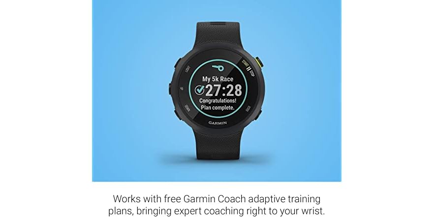 Garmin Forerunner 45, 42mm Easy-to-use GPS Running Watch wit (Open Box)