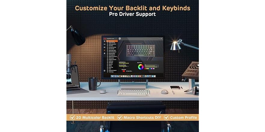 Royal Kludge RK84 Mechanical Keyboard (Open Box)