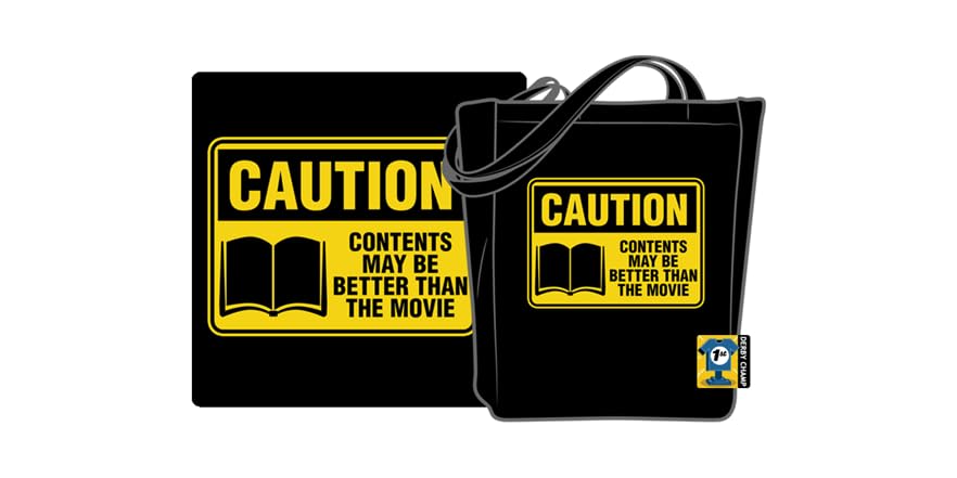 Read with Caution Tote